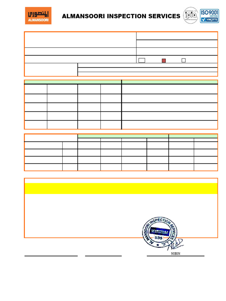 Drill Pipe Inspection Report | PDF | Pipe (Fluid Conveyance ...