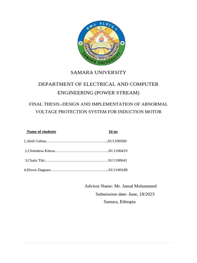 FINAL OF THESIS BSC 1ST | PDF | Rectifier | P–N Junction