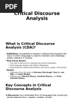 Understanding Fairclough's CDA Principles | PDF
