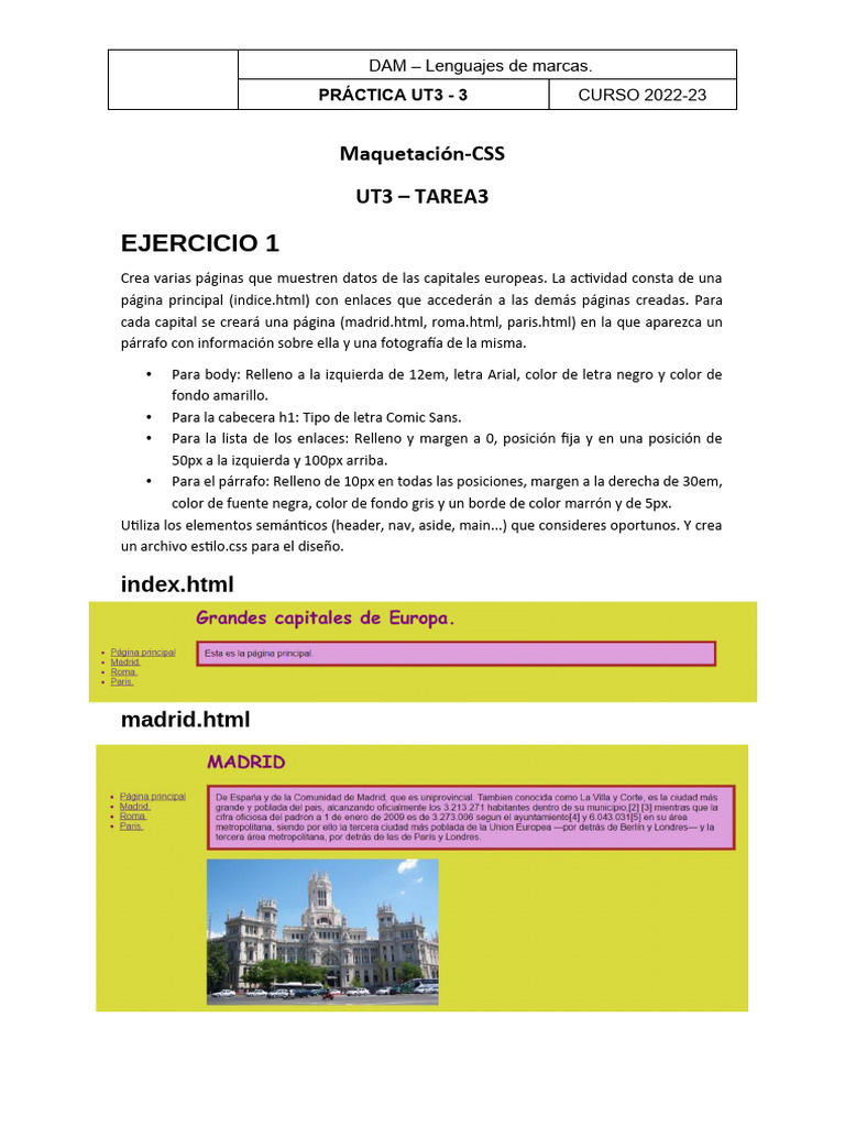 LM Ut3 Tarea3 | PDF | Diseño | Tipografía