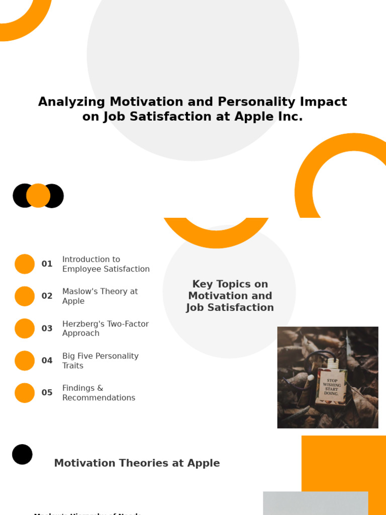 Motivation & Personality Impact at Apple | PDF