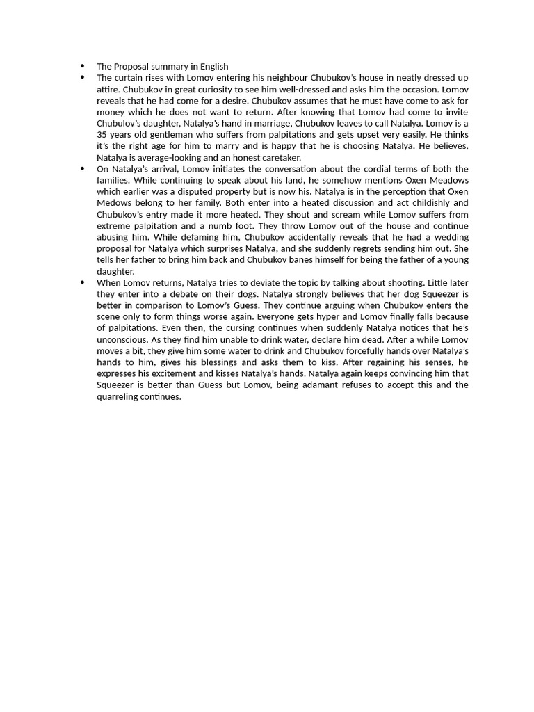 The Proposal Summary | PDF