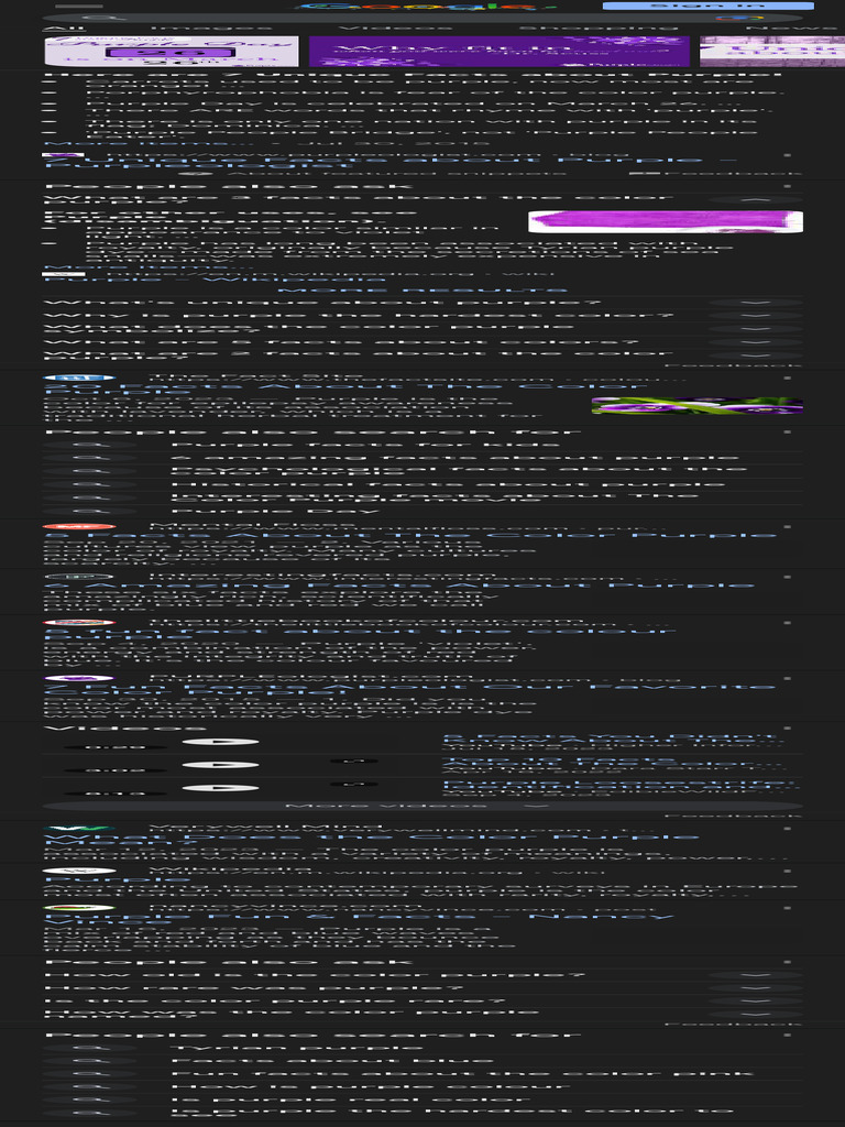 7 Unique Facts About Purple | PDF | Image Processing | Artistic Techniques