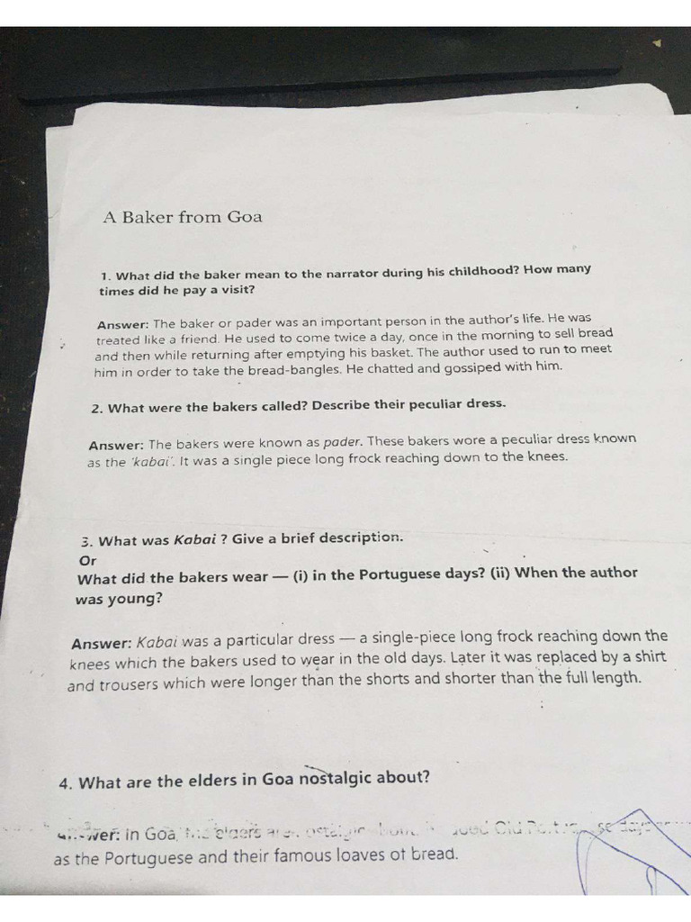 Baker From Goa (Qna) | PDF