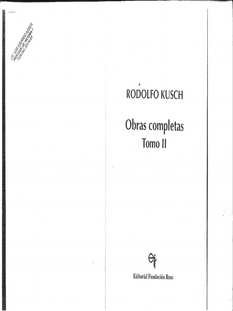 KUSCH, obras completas | PDF