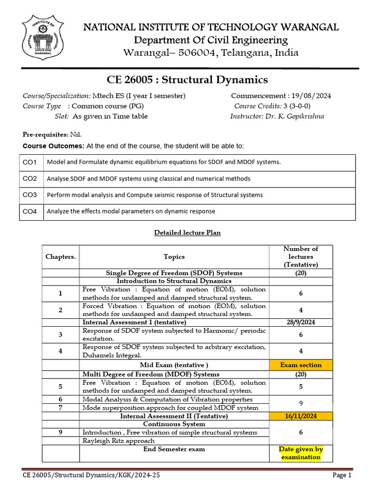 course handout_2024 | PDF | Mechanics | Applied And Interdisciplinary ... course handout_2024 | PDF | Mechanics | Applied And Interdisciplinary ...