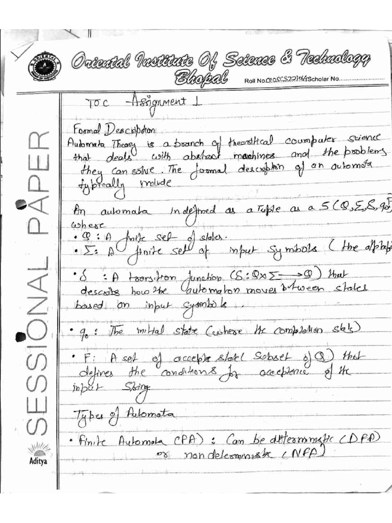 TOC Assignment 1 - 64 - Compressed-1 | PDF