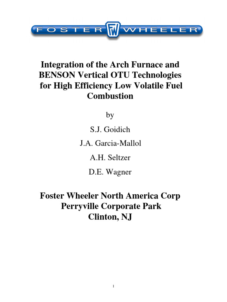 Foster Wheeler-TP CFB 06 05 | PDF | Combustion | Boiler