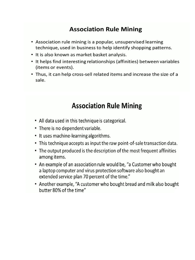 Unit - II Apriori Examples | PDF