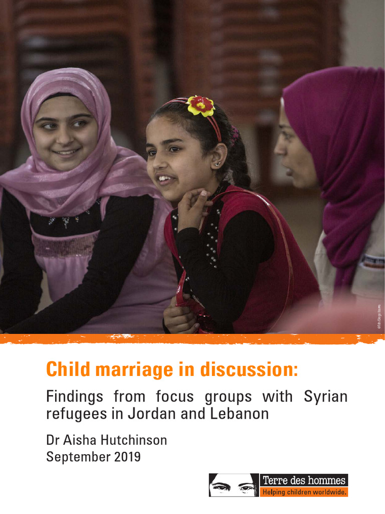 6. Child marriage in discussion FGDs JO & LEB_EN | PDF | Marriage | Family