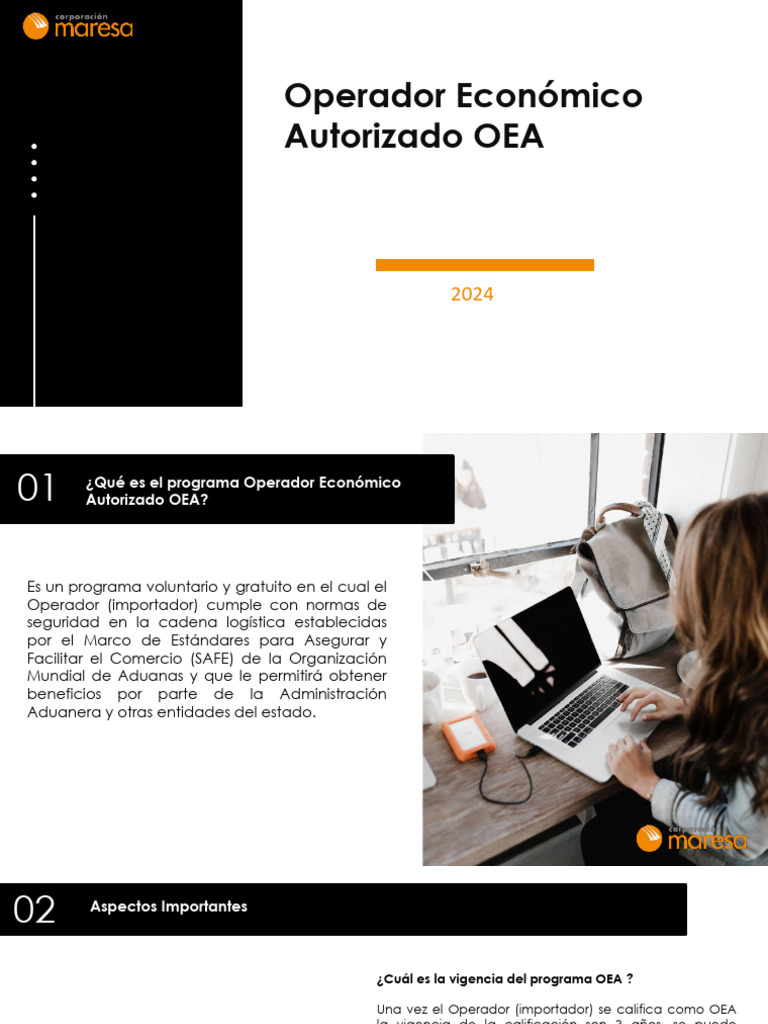 Programa OEA: Beneficios y Requisitos | PDF | Logística | aduana