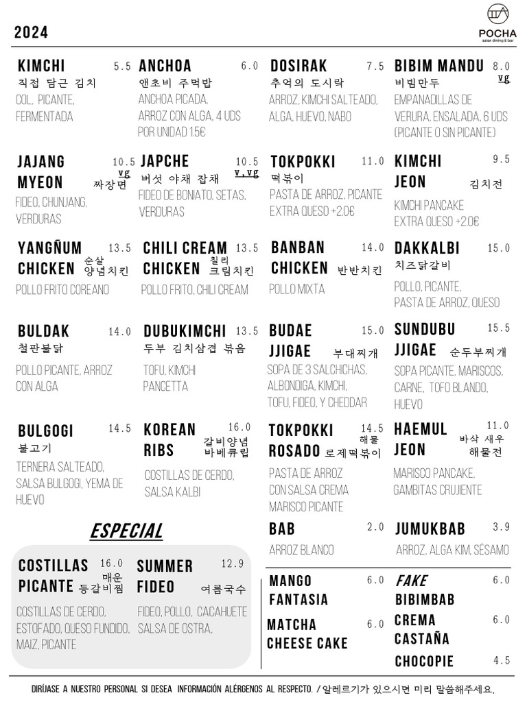 POCHA Asian Dining & Bar | PDF