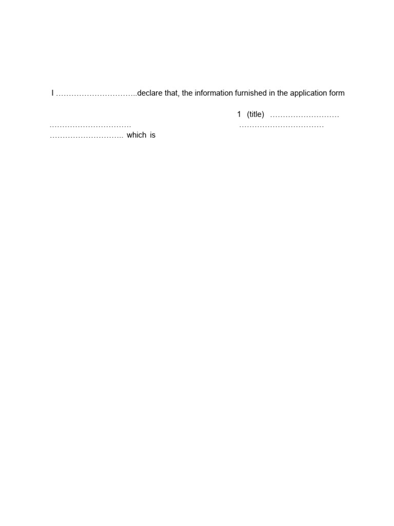 Film Production Declaration Form | PDF