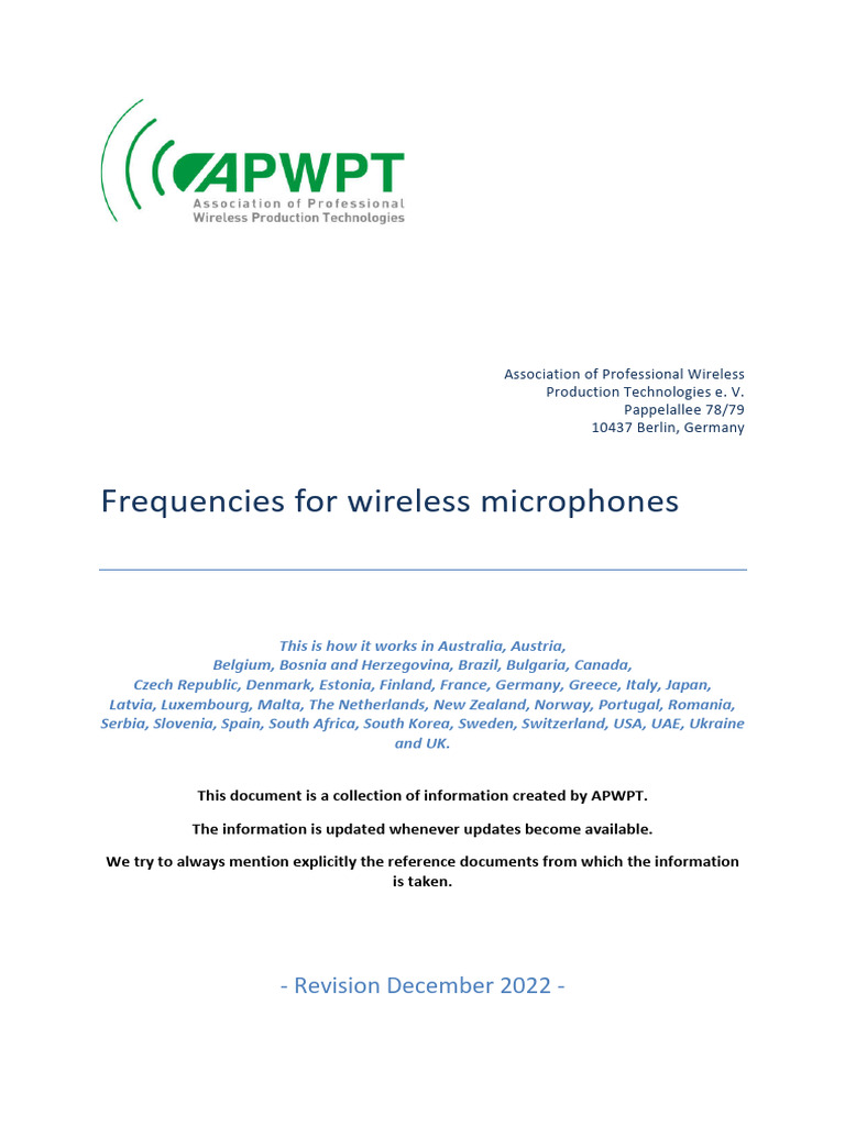 Handout_Version-2022_15 | PDF | Very High Frequency | Radio Spectrum