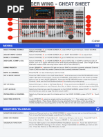 X32 Cheat Sheet 1.2 | PDF | Acoustics | Sound Recording