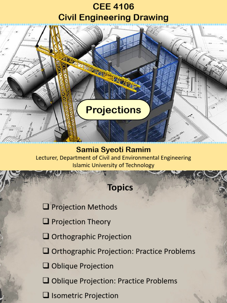 SSR - CEE 4106 - Projection and Views | PDF | Geometric Shapes ...