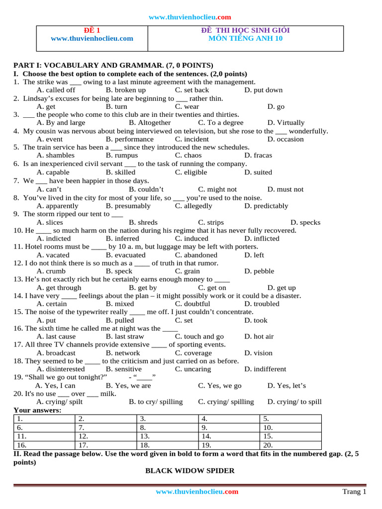 thuvienhoclieu.com-Bo-de-thi-HSG-Tieng-Anh-11-co-dap-an | PDF