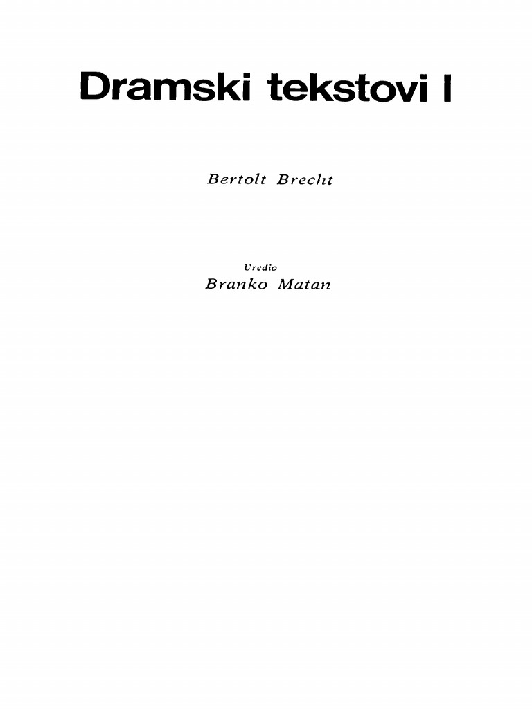 Bertolt-Brecht 1 (Dragged) 6 | PDF