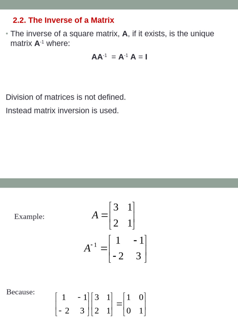 Day 2 - Chapter 1 - Chapter 2 - Matrix Algebra | PDF | Determinant | Functional Analysis
