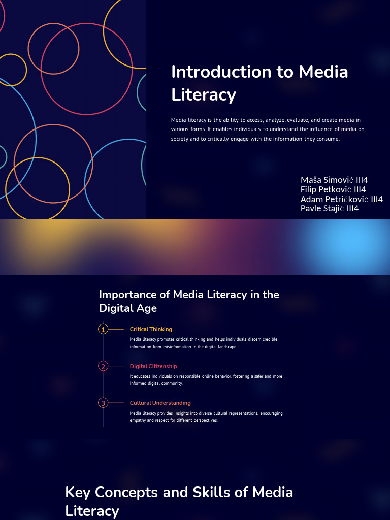 Media Literacy | PDF | Critical Thinking | Literacy