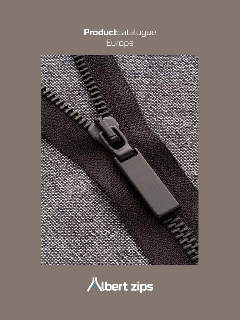 Albert Zips Product Catalogue 2023 | PDF | Metals | Materials