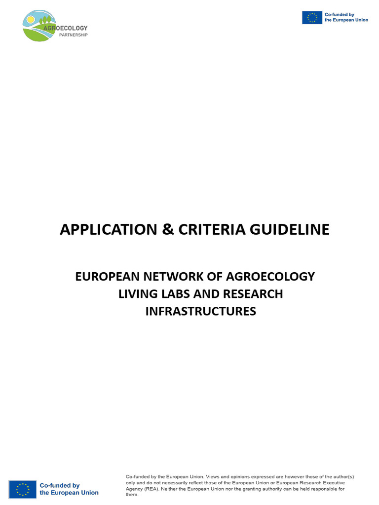 Network S Application Criteria Guideline Pdf Evaluation