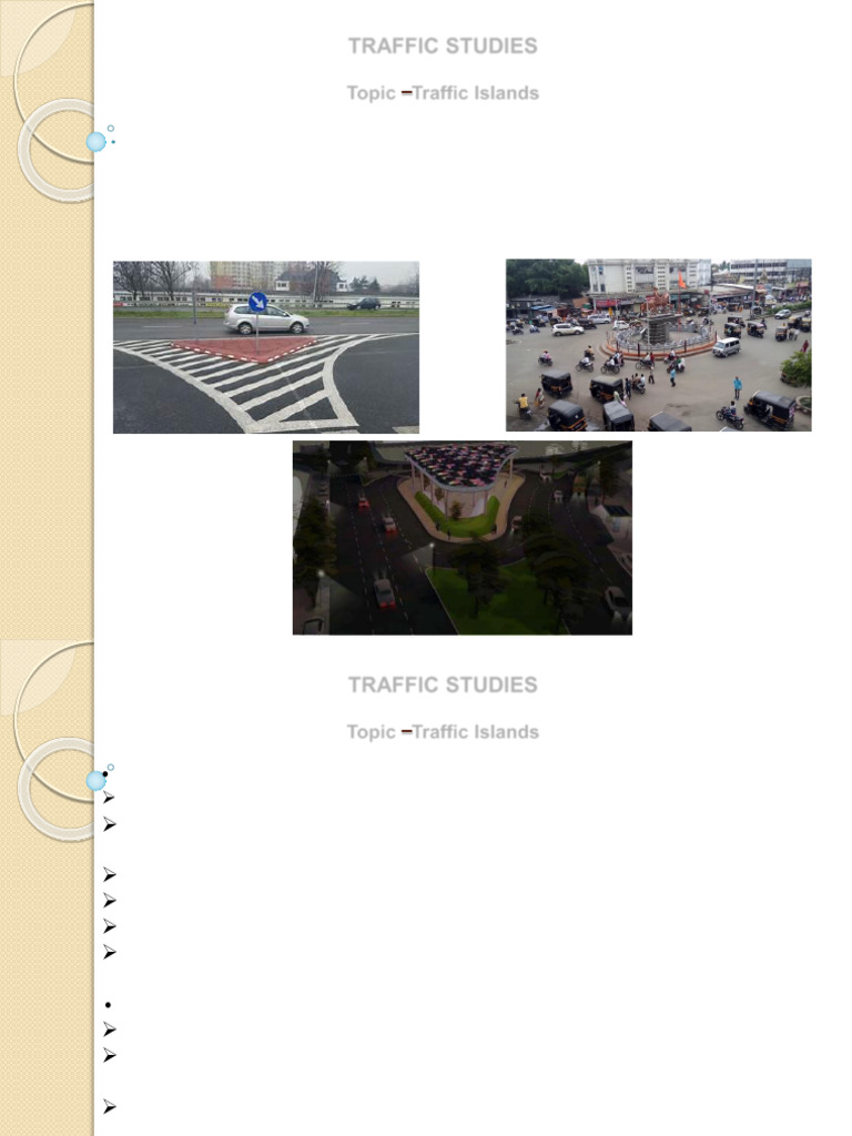 Traffic Engineering Unit 4 Traffic Islands | PDF | Traffic ...
