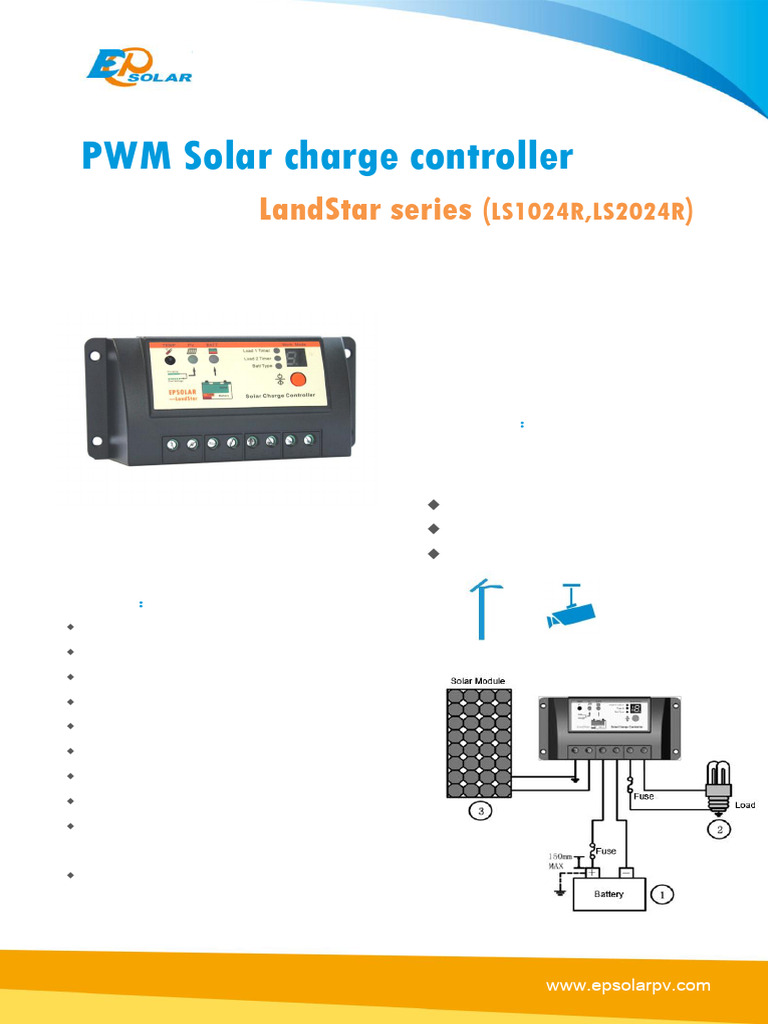 LandStar PWM Solar Charge Controller | PDF | Battery Charger ...