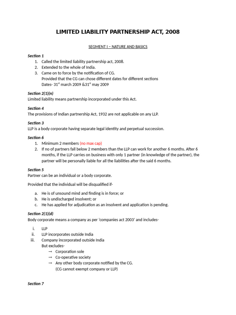 Chapter 12 - LLP | PDF | Limited Liability Partnership | Legal Liability