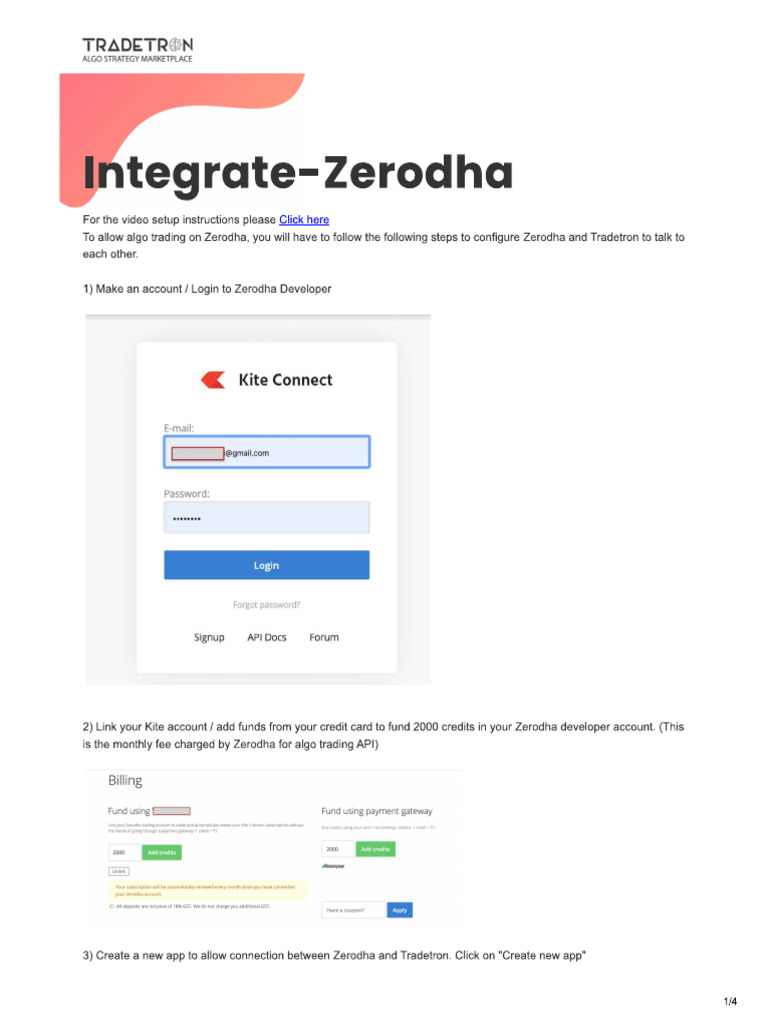 Zerodha Connect | PDF