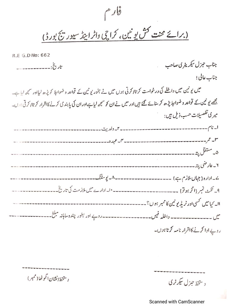 Shoaib Form - 1 | PDF