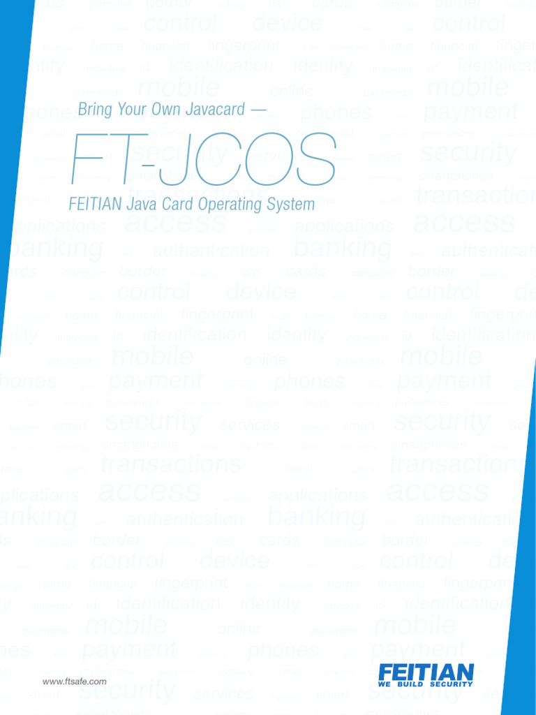 Leaflet_FT-JCOS_Java_COS_240910 | PDF | Smart Card | Computing