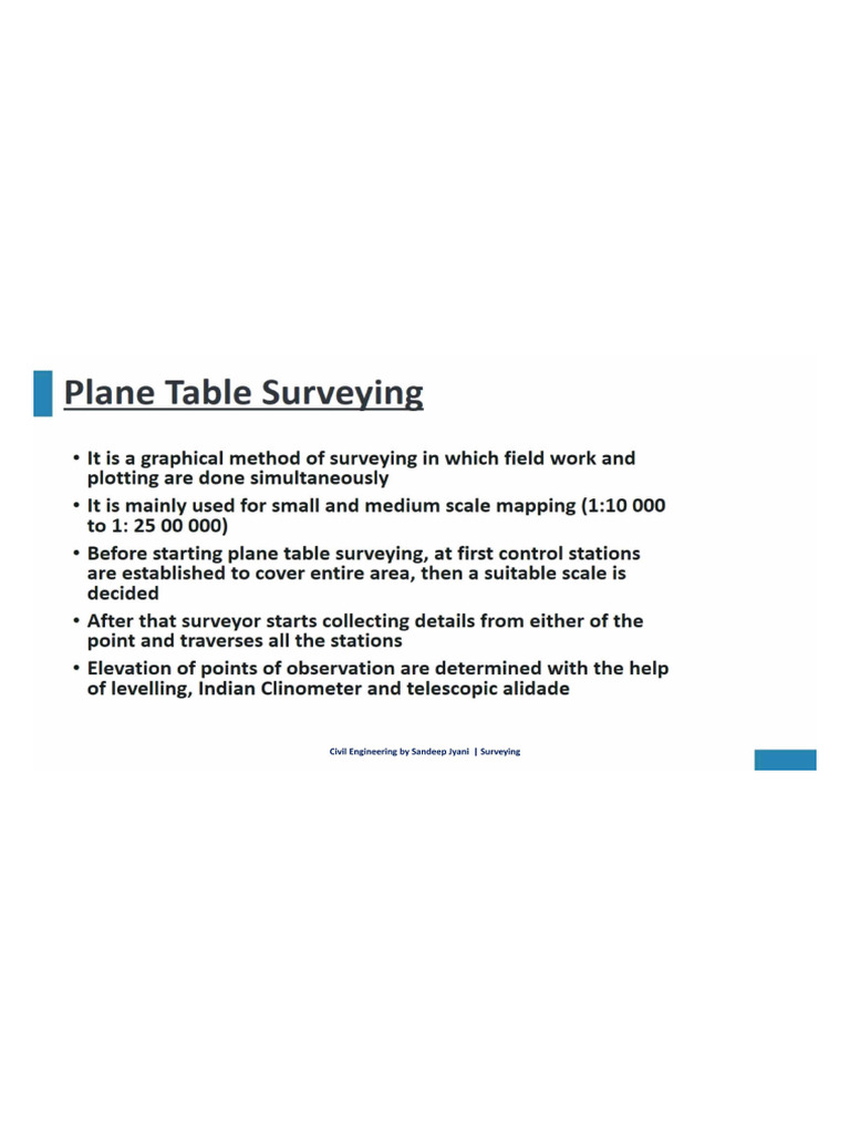 plane-table surveying | PDF | Surveying | Area