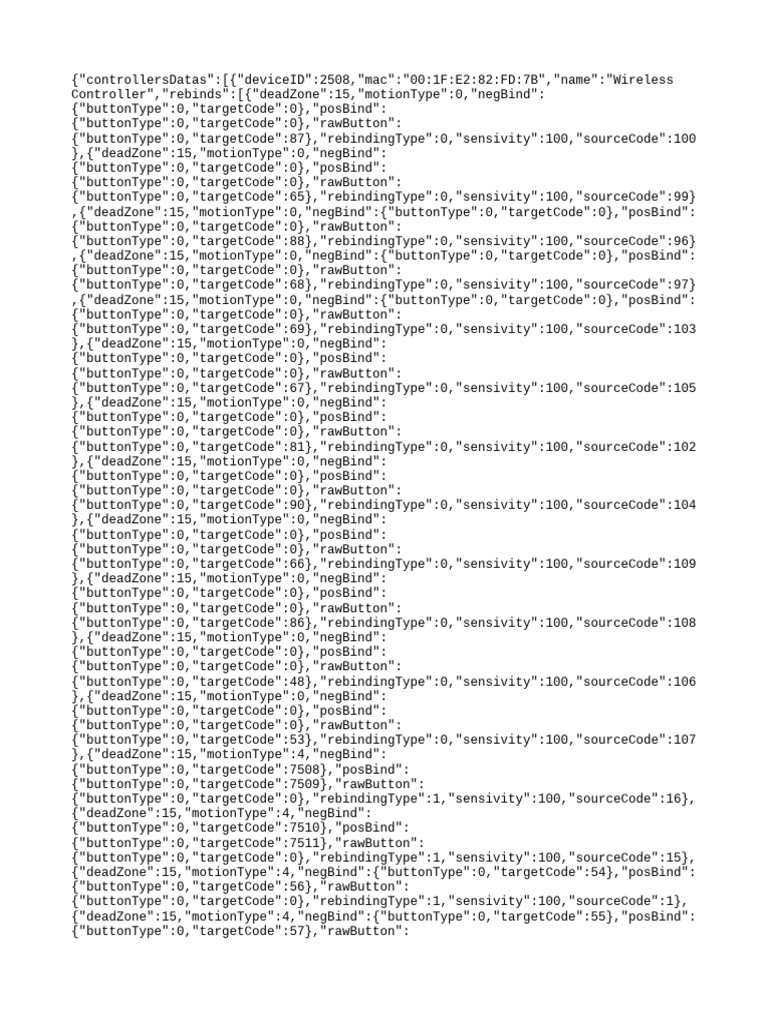 PES Control by Tap Tuber - Ibp | PDF | Weight | Mass