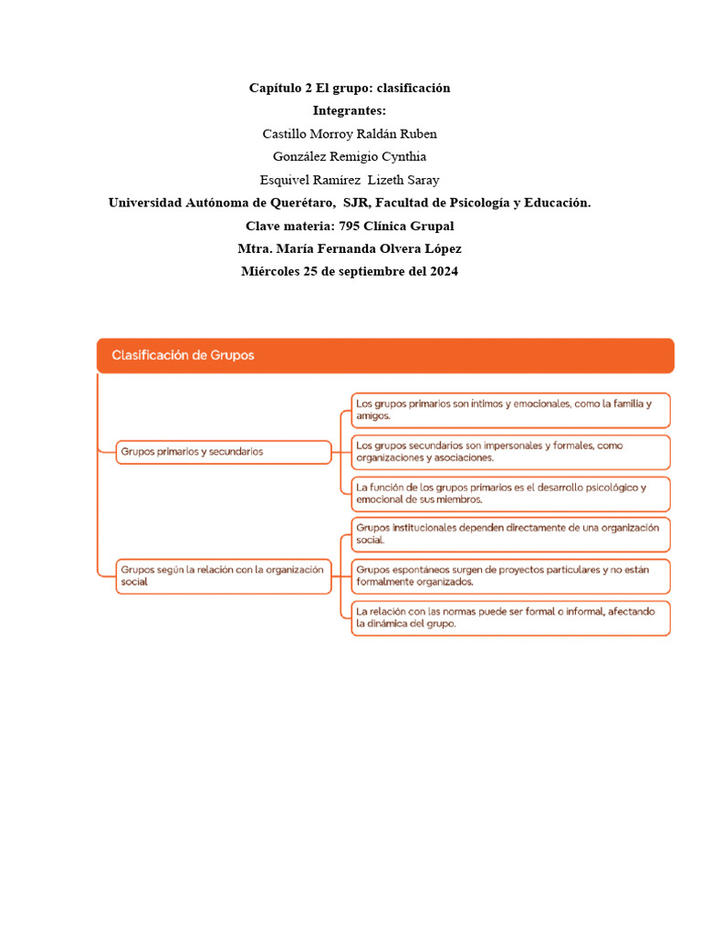 Mapa Conceptual - Clasificación RCL | PDF
