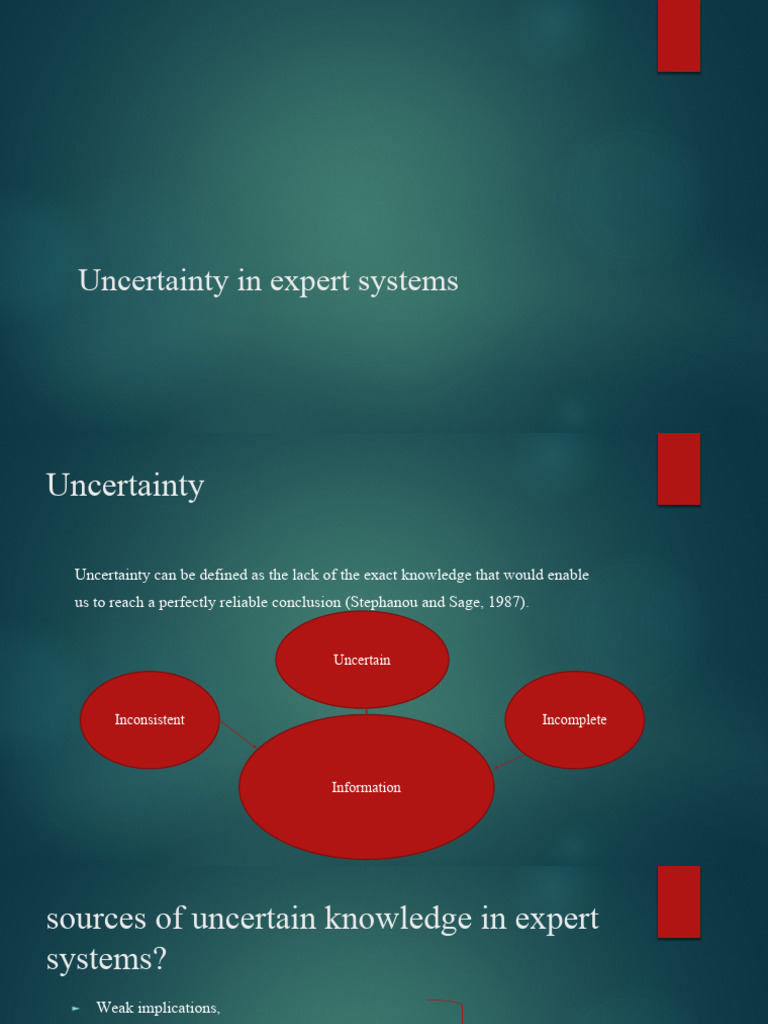 Uncertainty in Expert Systems | PDF | Certainty | Uncertainty