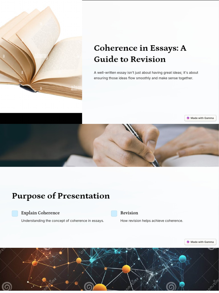 Coherence in Essays A Guide To Revision | PDF