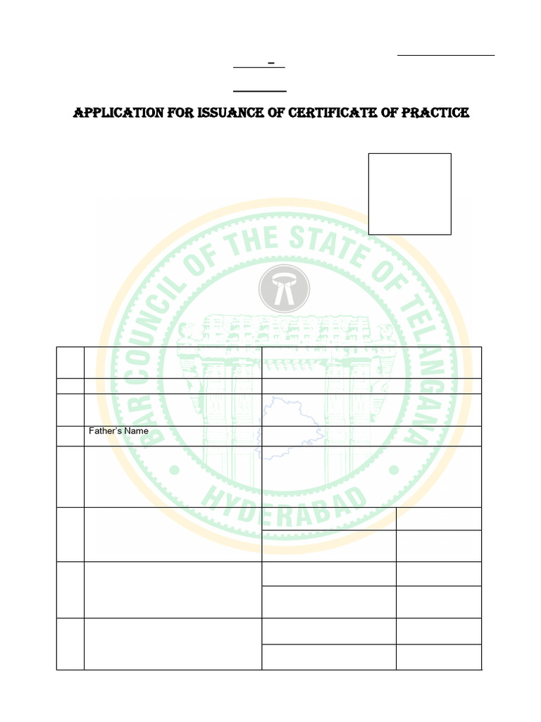 COP Application For The Advocates Enrolled in 2018 | PDF | Advocate ...