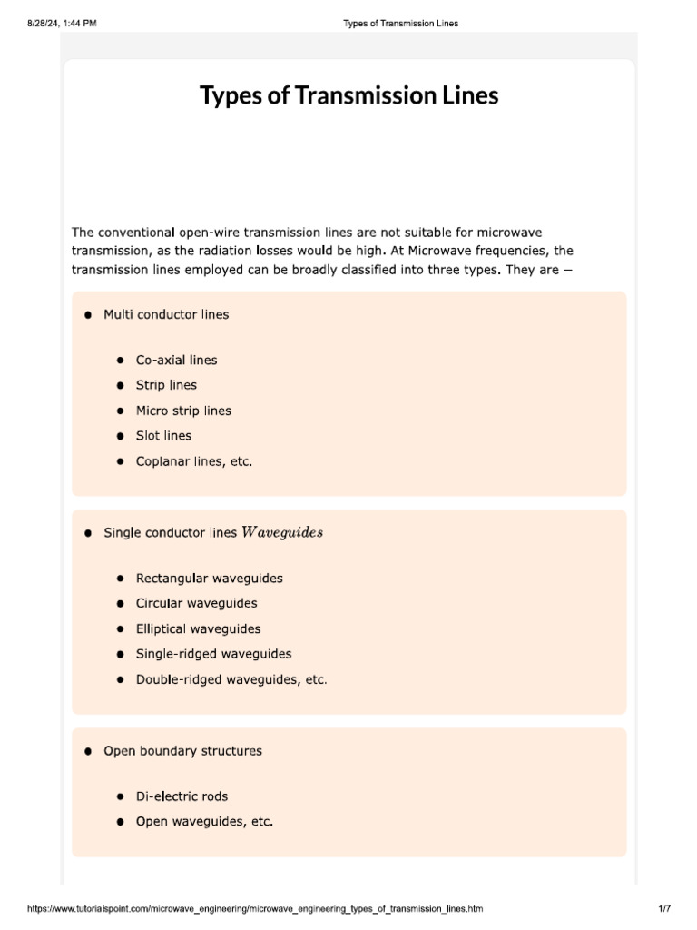 Microwave Tutorial 4 | PDF