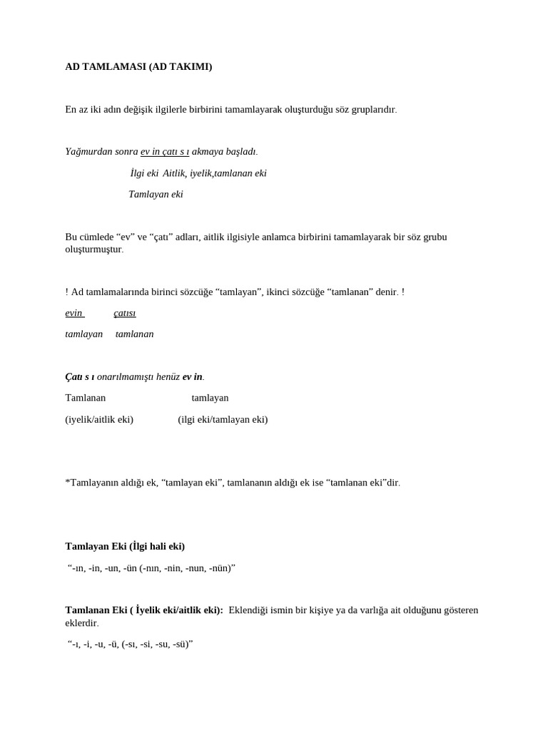 10.Sinif-Edebiyat-Isim-Tamlamalari-Konu-Anlatimi-Ve-Etkinlikleri- | PDF