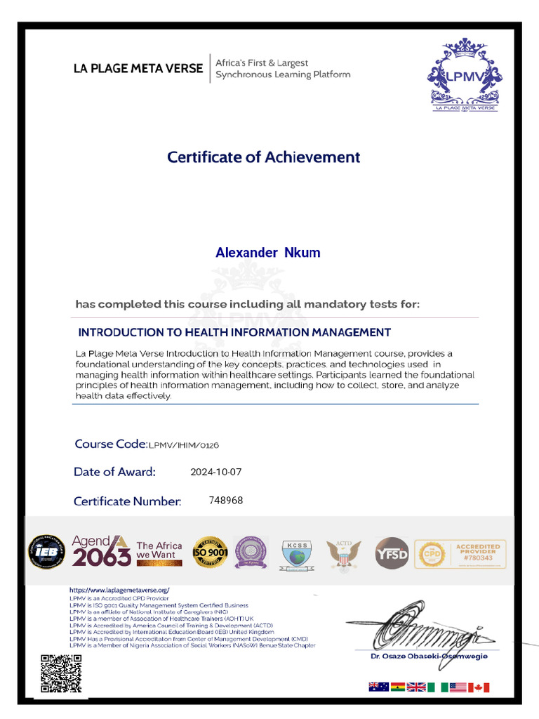 (3 In 1)Health Information Management, Occupational Therapy Assistant ...