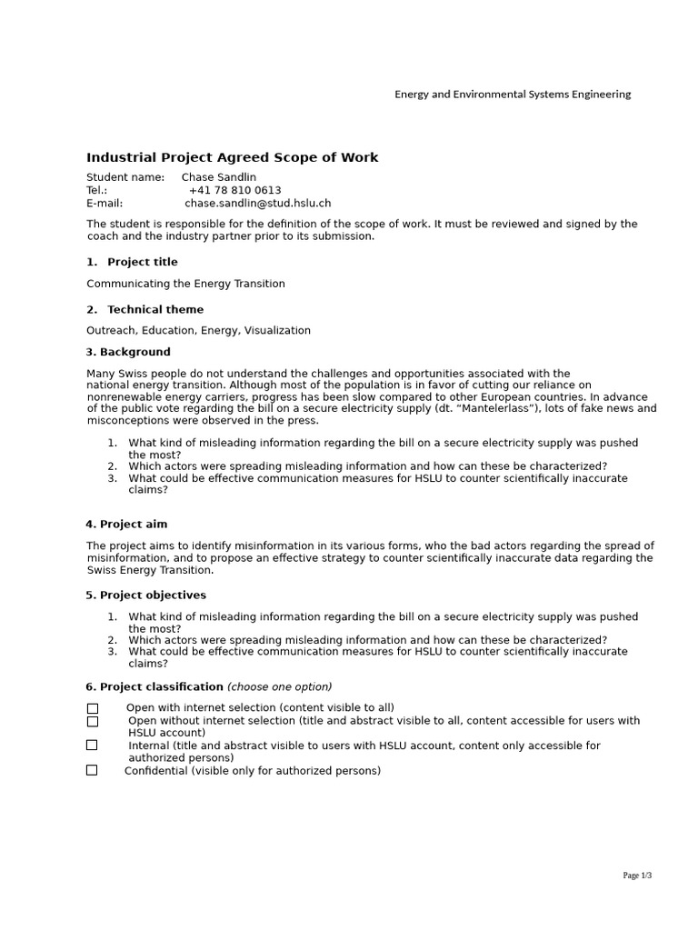 DRAFT_PAIND_Agreed Scope of Work.pdf | PDF | Information