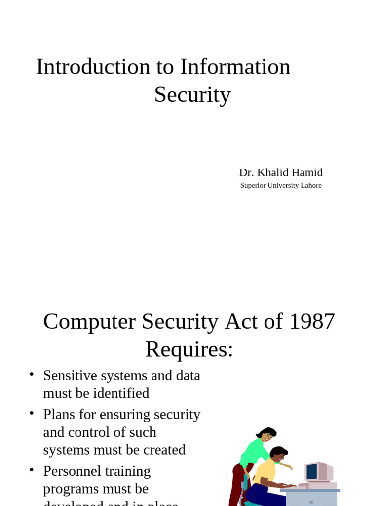 Lec 5-8 | PDF | Security | Computer Security