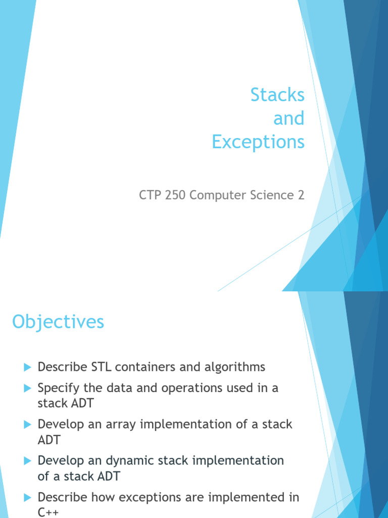 CTP-250 Module 6 Presentation | PDF | C++ | Computing