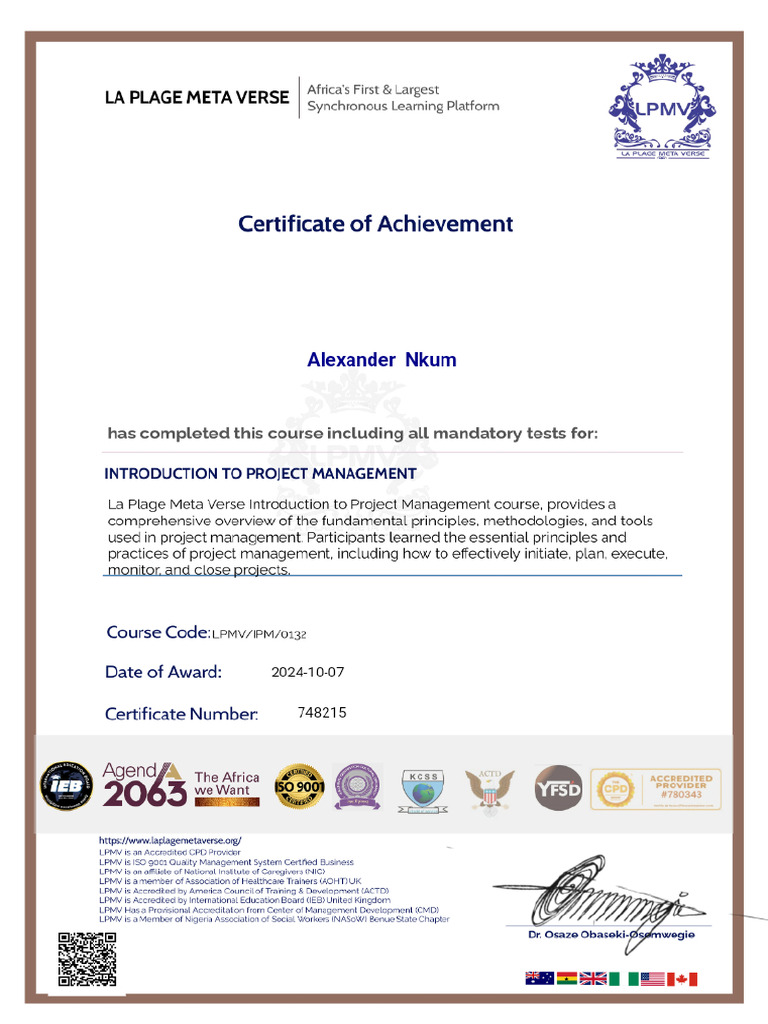 (3 in 1) Introduction To Project Management, Introduction To Office ...
