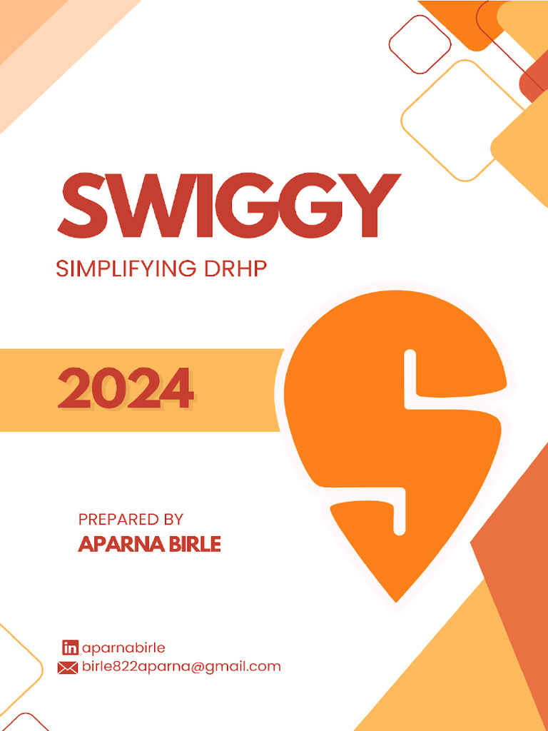 Simplifying Swiggy DRHP | PDF | Debt | Equity (Finance) Simplifying Swiggy DRHP | PDF | Debt | Equity (Finance)