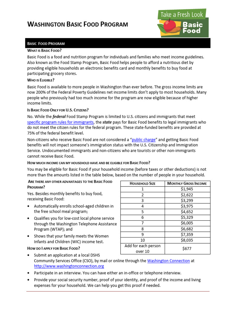 WA EBT Program | PDF | Wic | Supplemental Nutrition Assistance Program