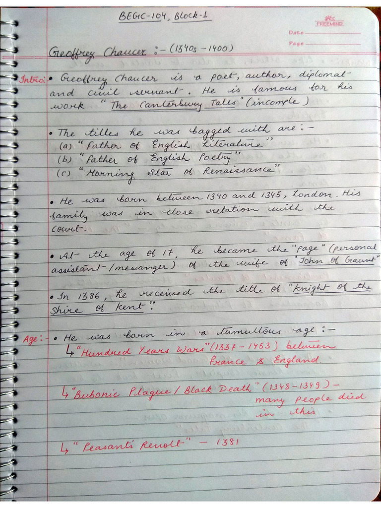 BEGC-104 Block-1 | PDF