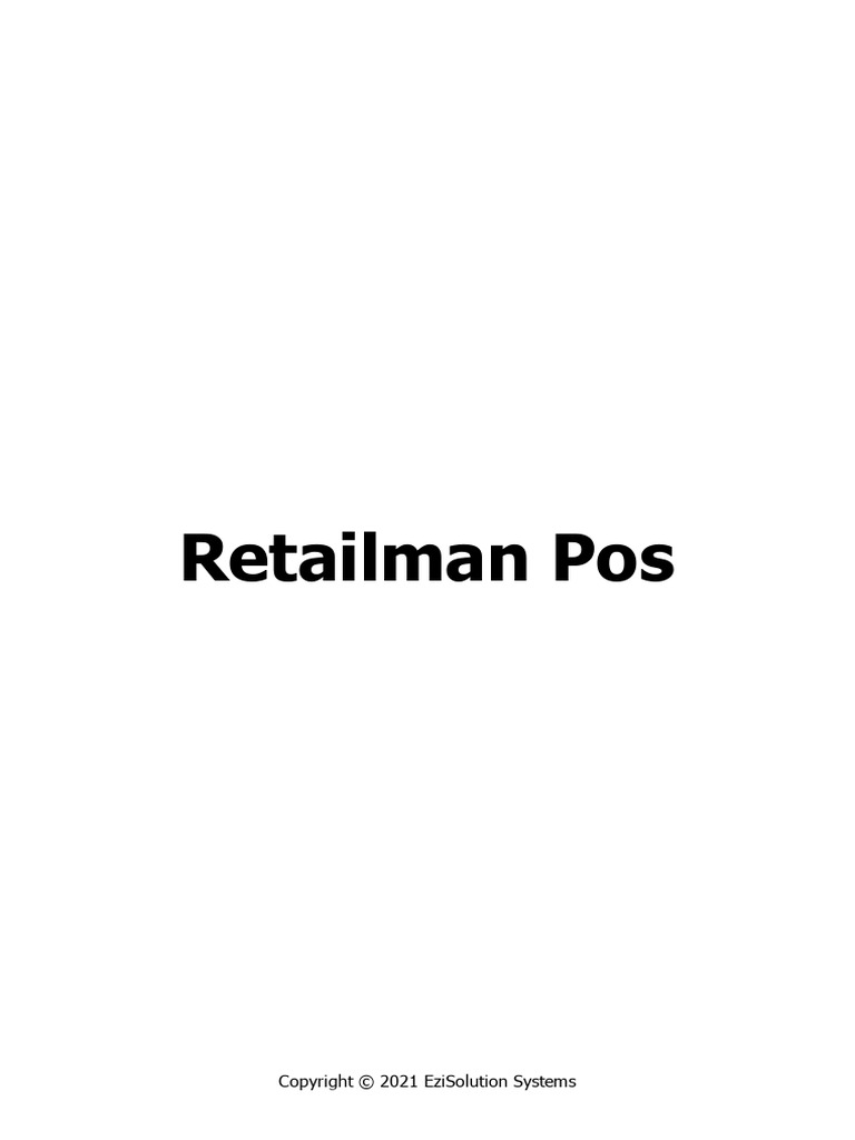 Retail Man | PDF | Point Of Sale | Microsoft Windows