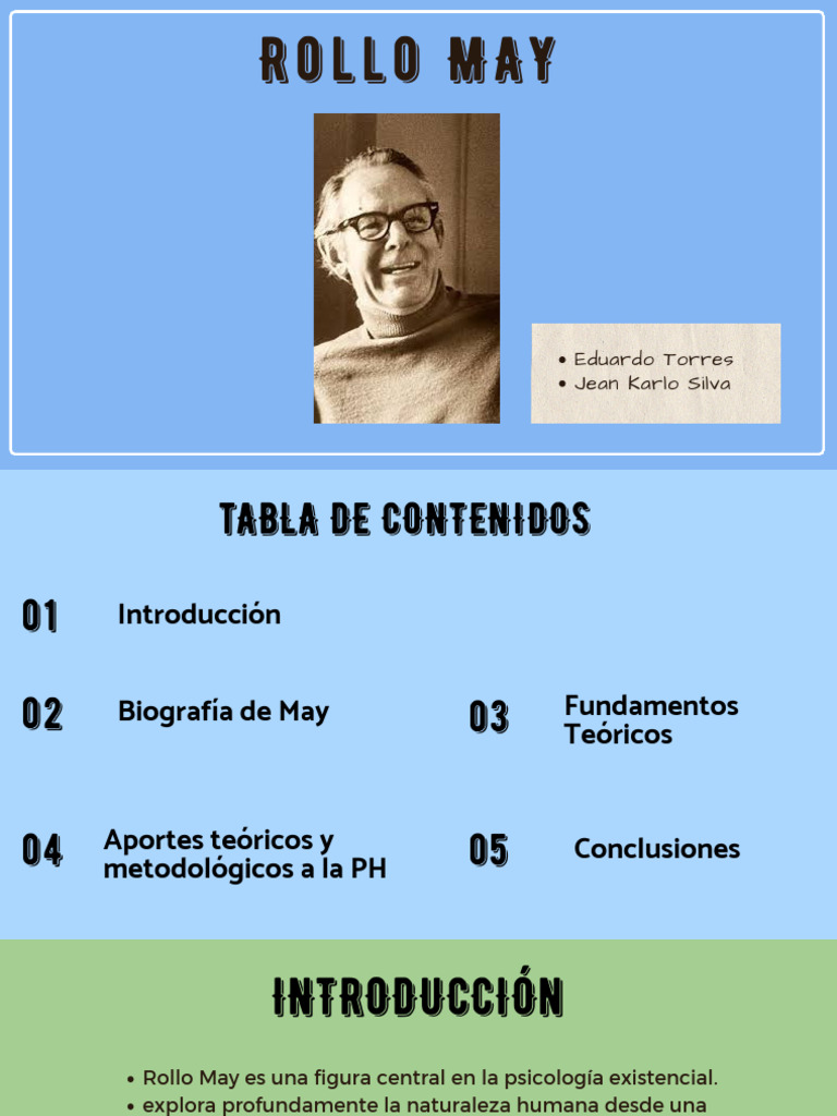 Rollo May | PDF | Psicoterapia | Existencialismo